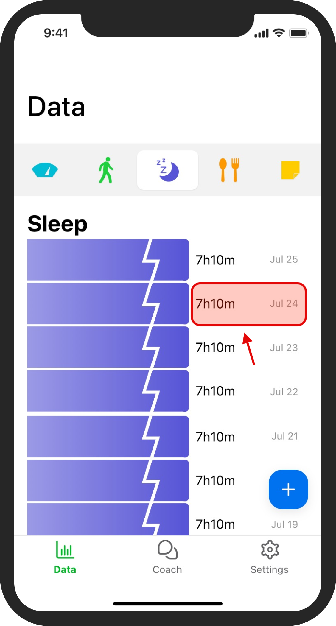 Can I add naps to my sleep log? – Lark Support